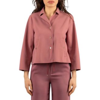 Herno Femme, Blouses et Chemises, Rose, Taille: 40 FR First-Act Cape Jacket