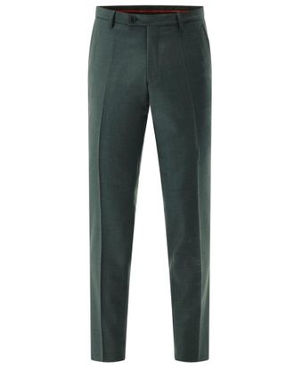 Carl Gross Anzughose aus Schurwolle mit feiner Struktur, Slim Fit in