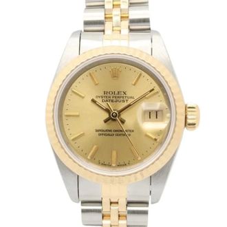 Rolex Montre Datejust Vintage doccasion - Femme - Pre-owned - Jaune - Taille: ONE Size