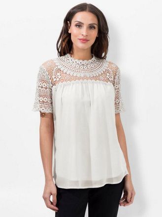 Witt Klassische Bluse Bluse Kurzarm