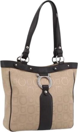 Ferragamo Damen, Pre-Owned, Beige, ONE SIZEGr&ouml;&szlig;e