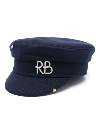 Ruslan Baginskiy casquette gavroche en serge - Bleu