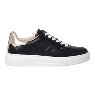 Baldinini Perforated Leather Sneaker - - Shoes - Damen - Schwarzk - 37 EU