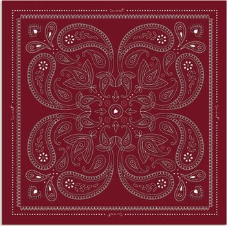 WEAT Weat Schal Paisley rot