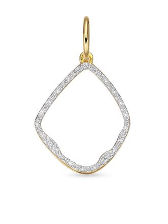 Monica Vinader pendentif Riva orné de diamants
