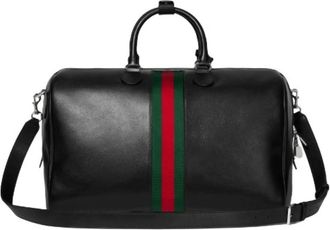 Gucci Web Trademark Medium Duffle Bag - - Bags - unisex - Schwarzk - ONE SIZE