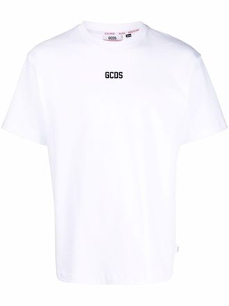 GCDS t-shirt à logo imprimé - Blanc