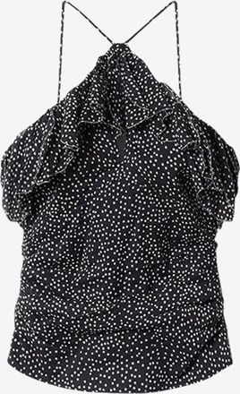 Isabel Marant Top Djimia - Femme - Noir Et &Eacute;cru - Taille34 - Marant &Eacute;toile