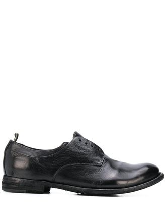 Officine Creative derbies à design sans lacets - Noir