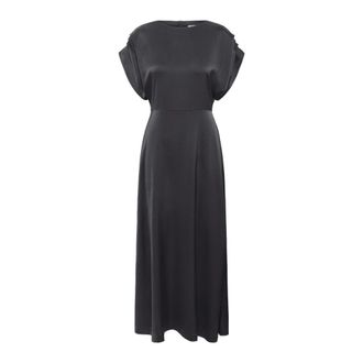 Inwear Anthrazitfarbenes Kleid mit U-Boot-Ausschnitt - - Dresses - Damen - Grau - XS