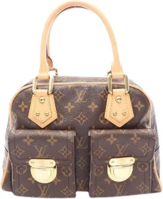 Louis Vuitton Pre-owned Manhattan PM Monogram Handbag - Femme - Pre-owned - Brun - Taille: ONE Size