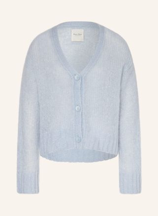 Part Two Strickjacke Aus Mohair blau