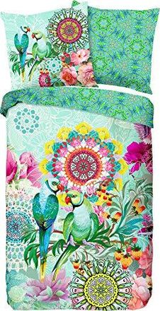 Hip CelinaTex Satin Wendebettwäsche Cilou bunt 200x200 cm + 80x80 cm