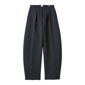 Jacquemus Le Pantalon Ovalo - - Trousers - Damen - Grau - 2XS