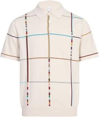 Paul Smith Polo manches courtes &agrave; carreaux en coton