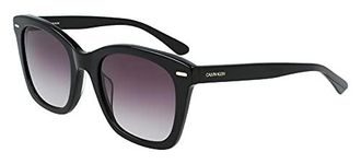 Calvin Klein CK21506S 45514 001 black sole Womens Acetate, Standard, 52