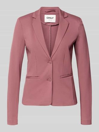 Only Taillierter Kurzblazer aus Viskose-Mix Modell POPTRASH