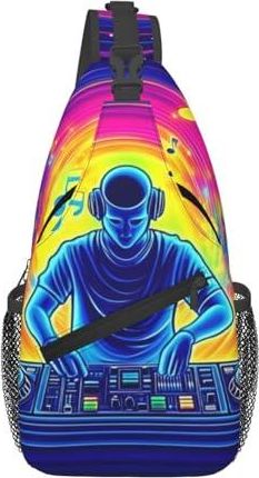 Generic Neon Beat Sac &agrave; bandouli&egrave;re UV pour homme Sac &agrave; dos de randonn&eacute;e Sac &agrave; dos de voyage