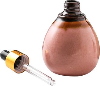 Angoily Keramik Ätherische Öle Tropfflasche Rosa mit Dichtem Verschluss Langlebiger Leerer Sub Container für Präzise Dosierung und Sicheres Aufbewahren für Ar