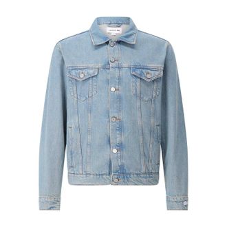 Lacoste Jeansjacke mit Logoprint