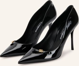 Dolce & Gabbana Lack-Pumps schwarz