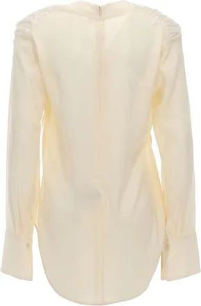 Victoria Beckham 100% Silk Blouse - Ivory