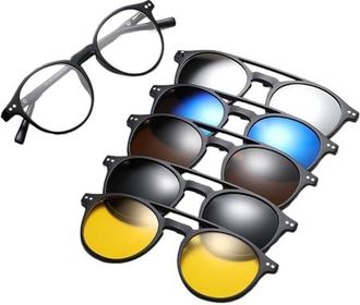 Generic Lunettes de soleil magn&eacute;tiques pour femme | Lunettes de vue anti-reflets - Lunettes de soleil magn&eacute;tiques polaris&eacute;es tendance anti-reflets pour homme 