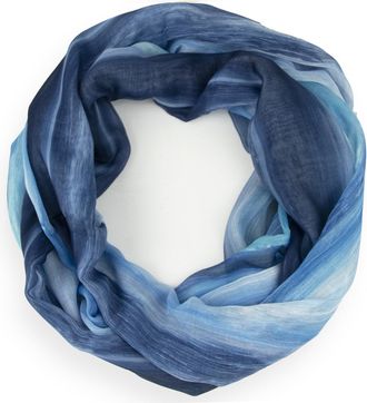 Glamexx24 Loop Schlauchschal f&uuml;r Damen, Farbverlauf Sommer Loop Rundschal Leichter Verlauf Regenbogen Sommerlicher Schal