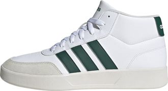 adidas Herren BREAKNET MID Shoes, FTWR White/Collegiate Green/core White, 42 2/3 EU