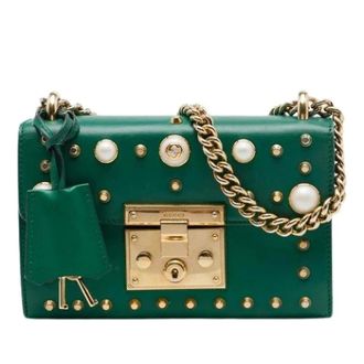 Gucci Sac bandouli&egrave;re vintage doccasion - Femme - Pre-owned - Vert - Taille: ONE Size