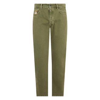 Moschino Baumwollhose mit geradem Bein - - Jeans - Herren - Gr&uuml;n - S