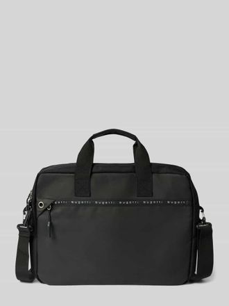 Bugatti Laptoptasche mit Label-Prints Modell Blanc Delight