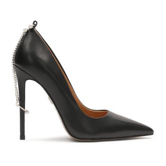 Kazar Schwarze Stilettos mit einer Kette am Absatz befestigt.Dieses Produkt f&auml;llt klein aus. - - Shoes - Damen - Schwarzk - 41 EU