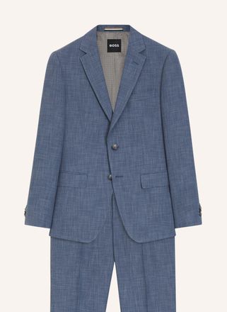 HUGO BOSS Business Anzug H-Huge-2pcs-253 Slim Fit blau
