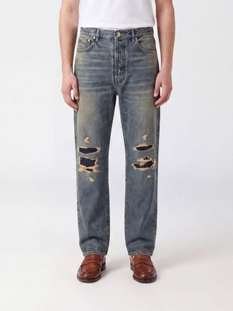 Maison Margiela Straight-Leg Jeans von aus Baumwolldenim mit Distressed-Effekt und mittlerer Taille
