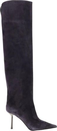 Le Silla Bella Over-the-Knee Wildlederstiefel - - Shoes - Damen - Lila - 37 EU