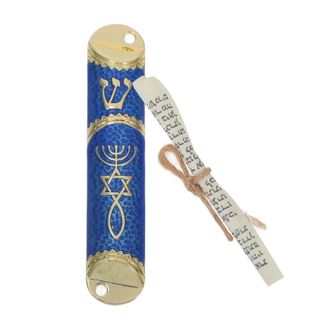 Artibetter OSALADI Metall Schriftrolle mit Pergament T&uuml;rrolle f&uuml;r Au&szlig;ent&uuml;r Filigrane Judaica T&uuml;rdekoration Religi&ouml;ses Geschenk Zur Chanukka Befestigung f&uuml;r T&uuml;rra
