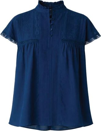 Vanessa Bruno Femme, Blouses et Chemises, Bleu, Taille: 36 FR Blouse Ganu