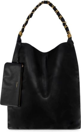 Saint Laurent YSL-plaque Chain-link Tote Bag