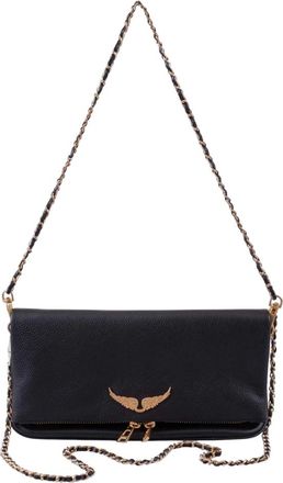Zadig&Voltaire Femme, Sacs, Noir, Taille: ONE Size Sac Rock en cuir grain&eacute;