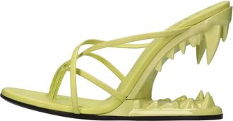 GCDS Gcds, Femme, Chaussures, Vert, Taille: 37 EU Morso Mules &agrave; Bride M&eacute;talliques