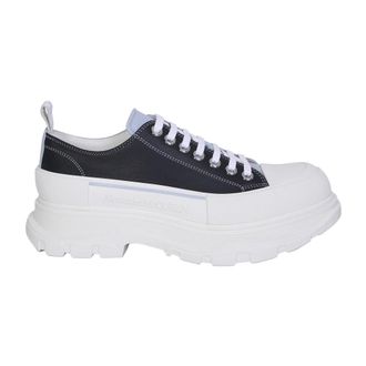 Alexander McQueen Blau Beige Tread Slick Sneakers - - Shoes - Herren - Blau - 42 EU
