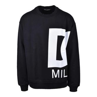 Dolce & Gabbana Homme, Sweatshirts et sweats &agrave; capuche, Noir, Taille: XS Maglia