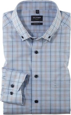 Olymp Olymp, Herren, Shirts, Blau, MGr&ouml;&szlig;e