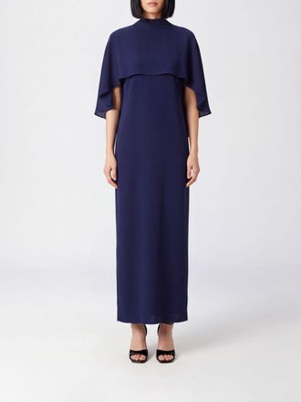 Alberta Ferretti &Auml;rmelloses langes Abendkleid aus Cr&ecirc;pe in Etui-Form