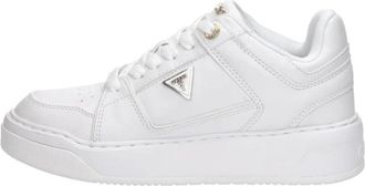 Guess Femme, Chaussures, Blanc, Taille: 39 EU Delove Baskets