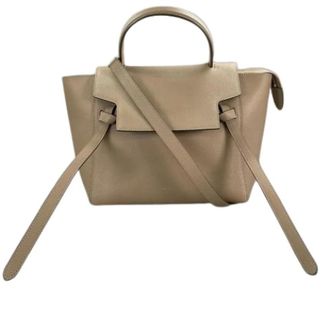 Celine Sac &agrave; main vintage doccasion - Femme - Pre-owned - Beige - Taille: ONE Size