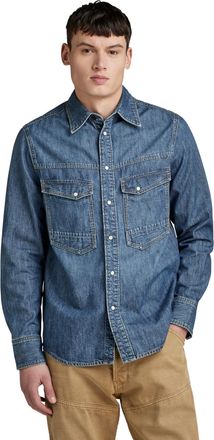 G-Star G-Star RAW Herren Dakota Regular Hemd, Blau (Faded Seasalt D23006-D539-G337), M