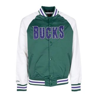 Mitchell & Ness Bomber Jackets - - Jackets - Herren - Gr&uuml;n - XL