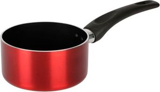 Sitram 712385 Stieltopf aus gepresstem Aluminium Cherry, &Oslash; 14 cm, Antihaftbeschichtung, Farbe: Rotmetallic, f&uuml;r alle Herde, auch Induktion